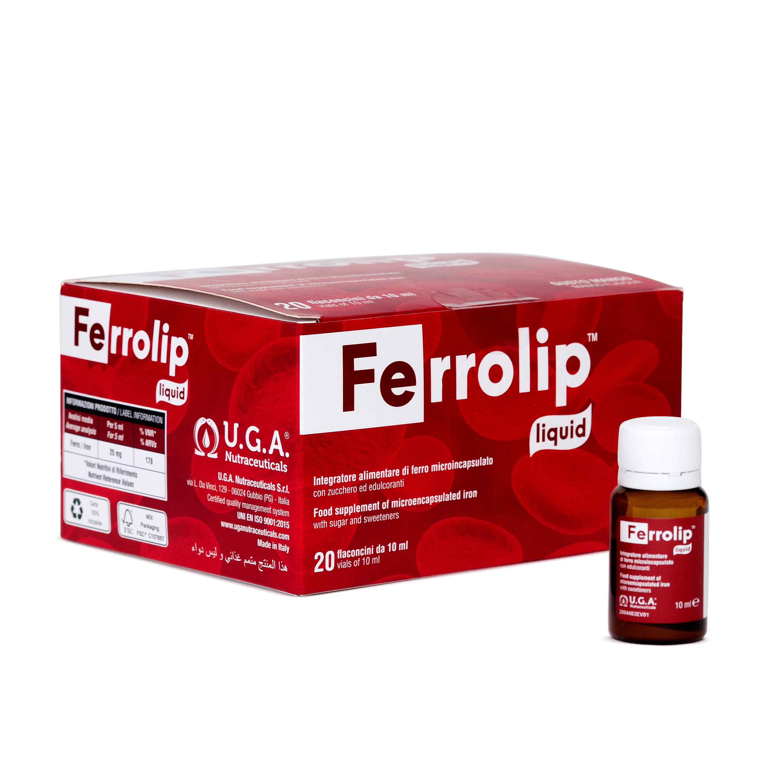 Ferrolip® liquid | U.G.A. Nutraceuticals S.r.l. | Ingredients Network